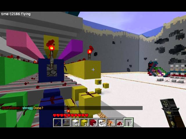 9 Wide binary to 7 Segment Decoder Minecraft Map