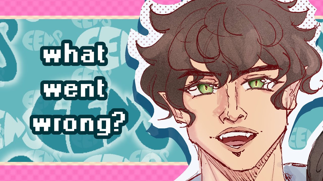 the downfall of maybe interactive stories (speedpaint + commentary)