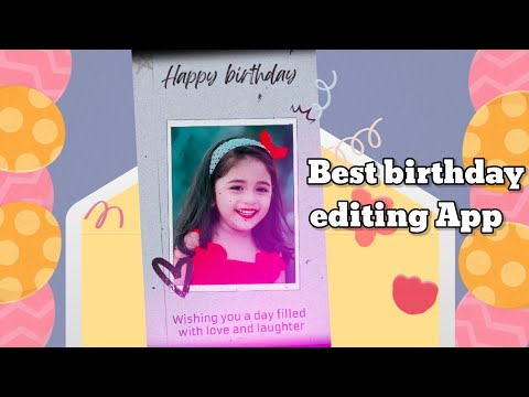 Birthday photo frame | Best birthday photo editing app | Birthday frame
