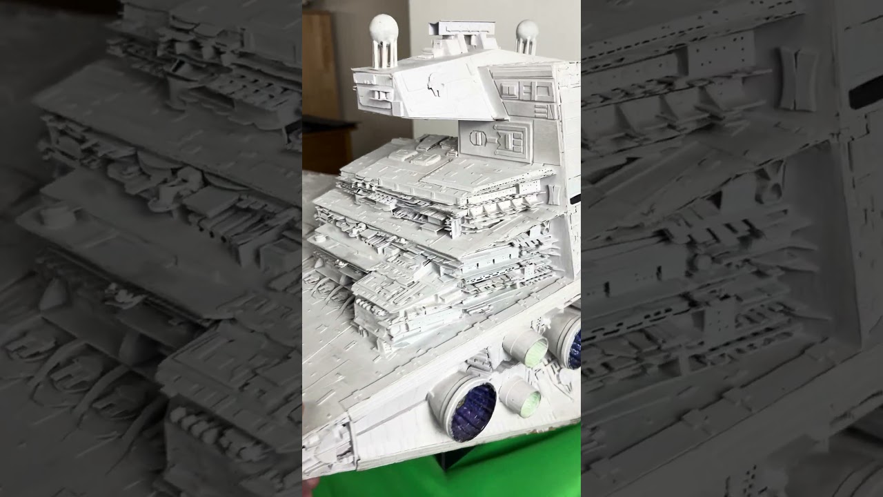 Paper Star Destroyer That Looks Better Than Lego #papercraft #diy