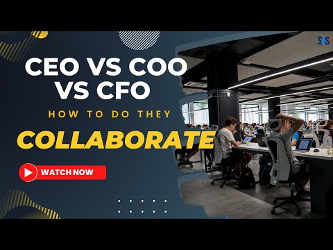 CEO vs COO vs CFO - How Do They Collaborate? | Scaling for Success