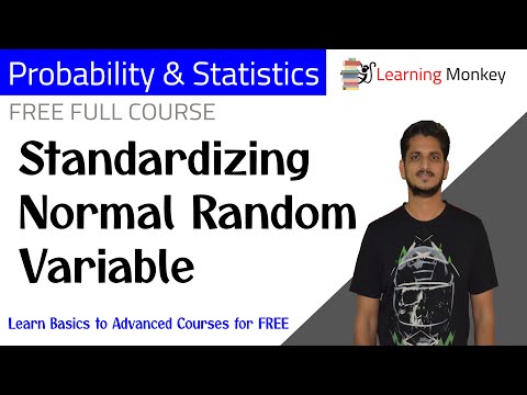 Standardizing Normal Random Variable Video Lecture - Crash Course (English) for Electrical ...