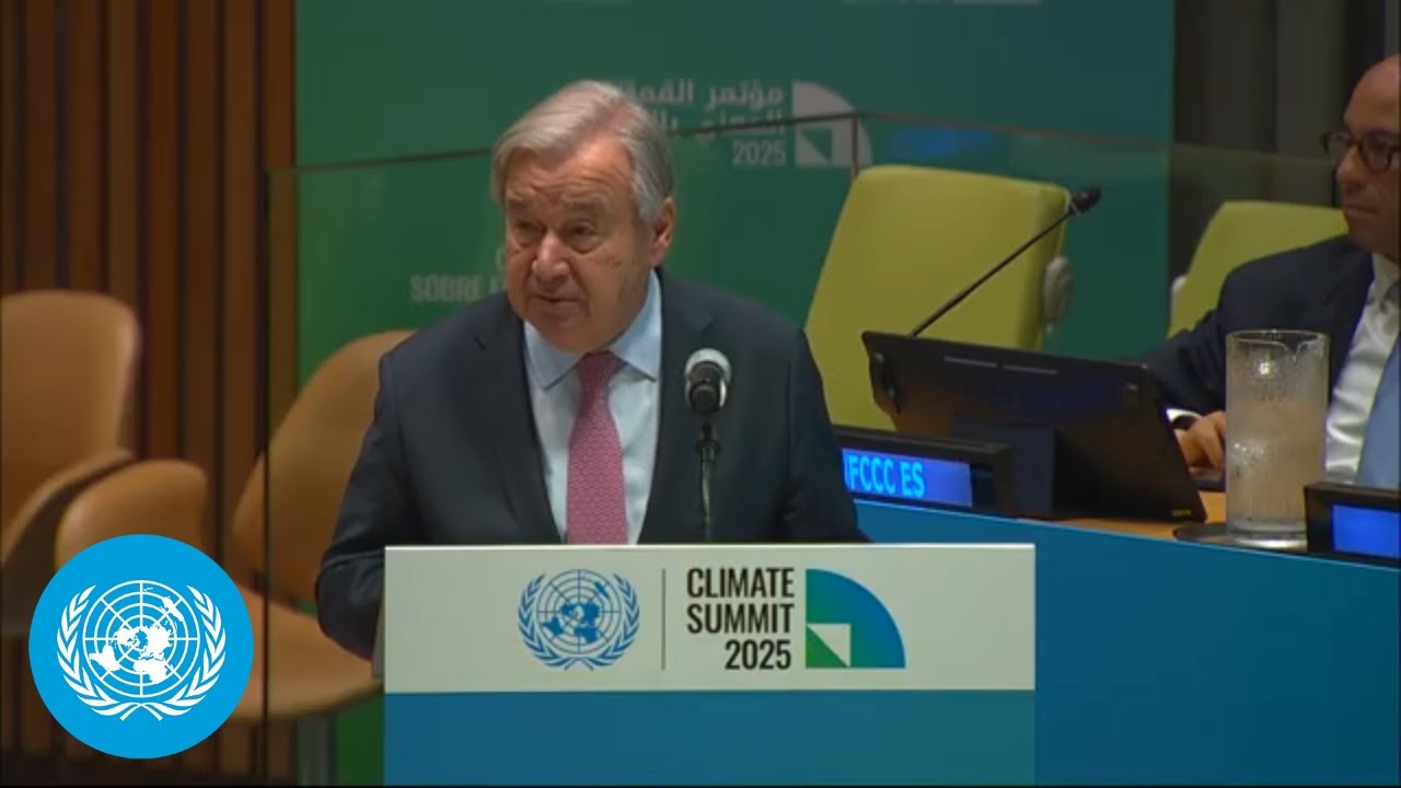 Climate Summit 2025 - UN Chief Briefing | United Nations