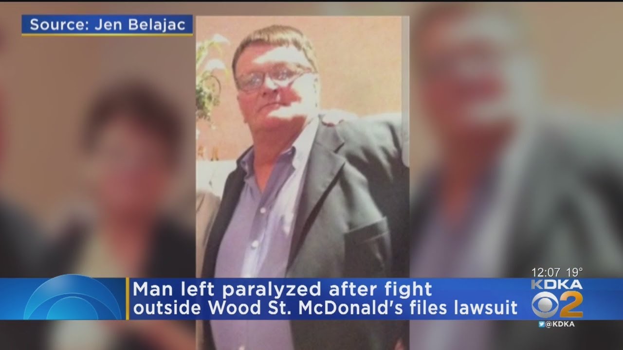 Man Left Paralyzed After Fight Outside McDonald's Sues Company