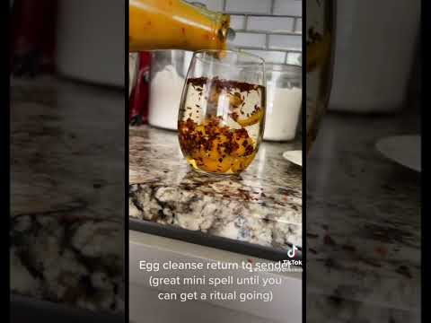 How to do a return to sender with your egg cleanse ✨
