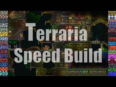 Steam Community :: Video :: Terraria speed build - Underground base!