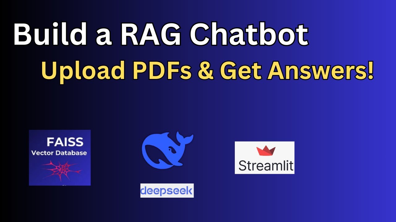 AI Chatbot with RAG & DeepSeek: Ask Questions from Any PDF | How to build a chatbot with Deepseek