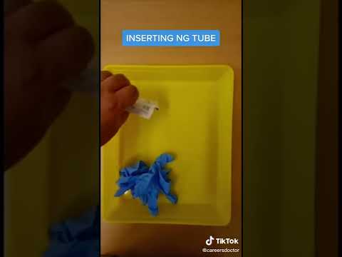 NG tube for Med Students, Doctors and Nurses #shorts