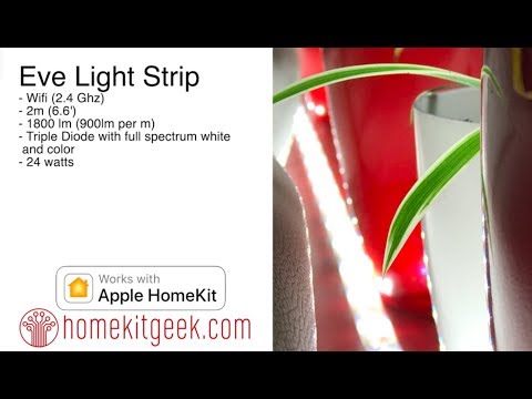 Eve Light Strip with Apple Homekit: Brightest Homekit LED Strip ...