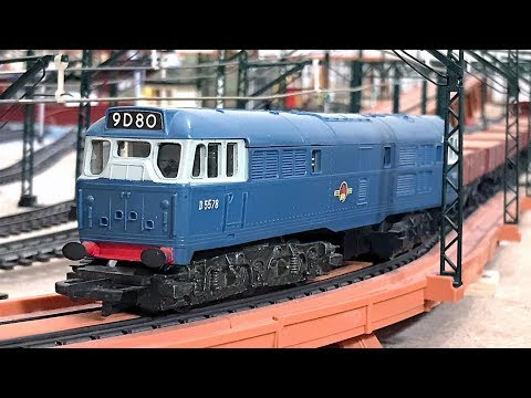 Tri-ang Railways R.357 Brush Type 2 Diesel Electric Locomotive with a variety of rolling stock