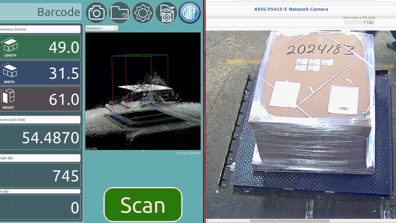 Cargo Spectre Dimensioning System