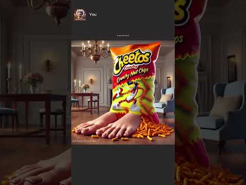 Cat Eats Weird Chips… #ai #memes #funny