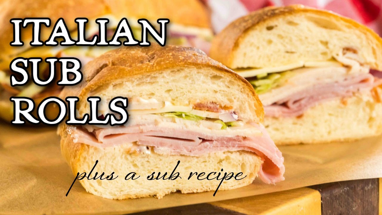 How to Make Soft Italian Sub Rolls + Subs for Diner