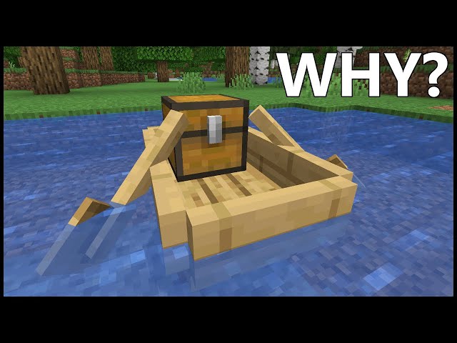 How to craft and use a boat with chest in Minecraft 1.19 update