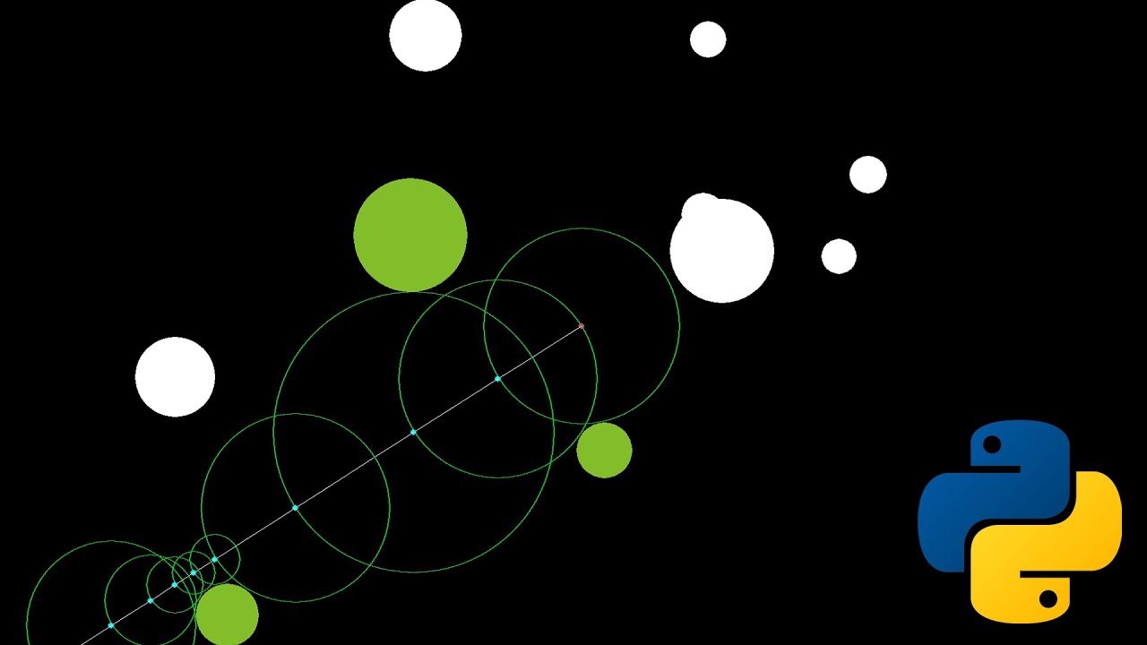 2D Ray Marching Visualization : Python