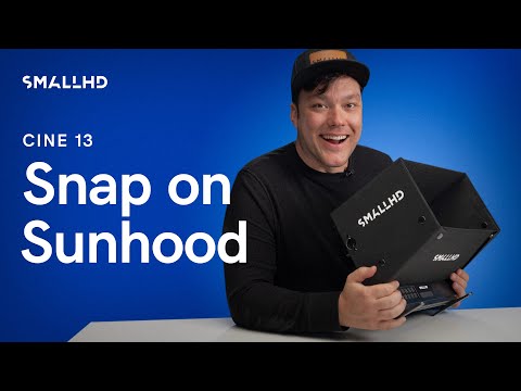 How to Install the Cine 13 Snap on Sunhood