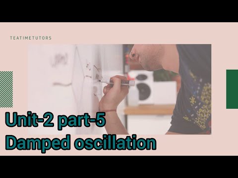 Damped oscillations part-1| Differential equation and its solution | tamil| Engineering Physics