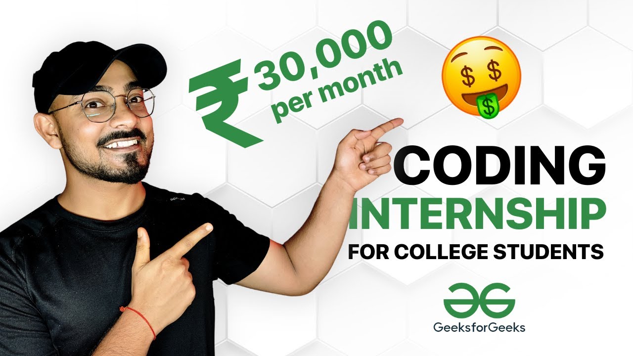 Internship for college students || Apply Fast || 2024 || GeeksforGeeks || The Roaming Freelancer