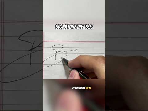 Signature ideas for names A-Z. Names that start with B #signature #shorts #calligraphy #art