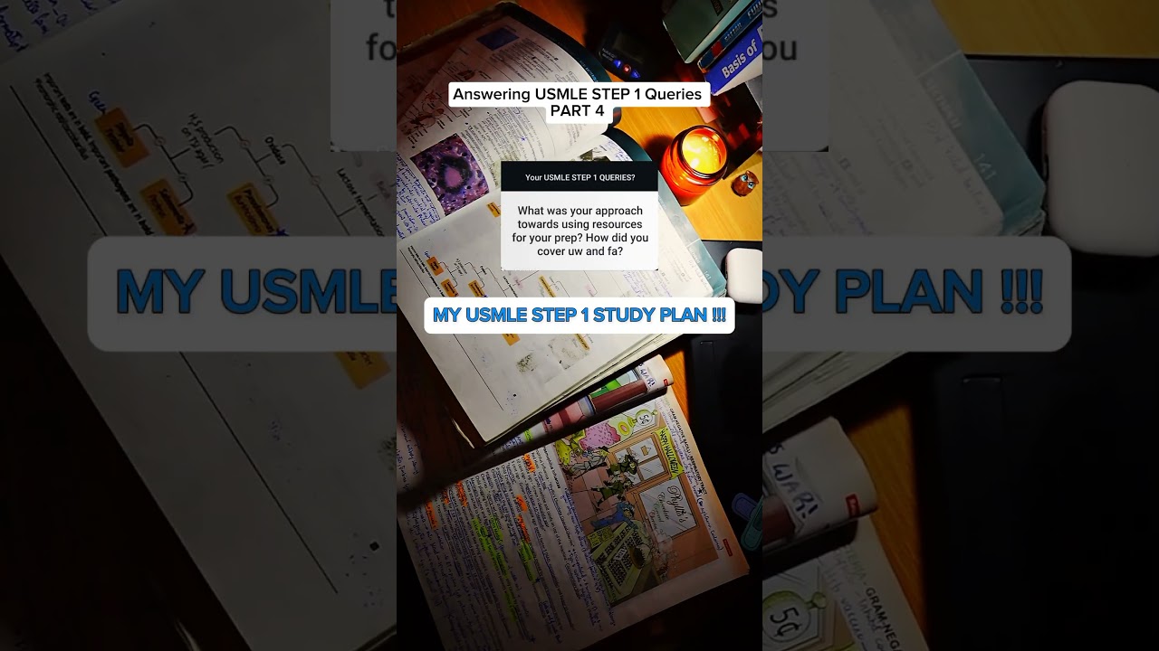 USMLE step 1 prep got you stressed? Here's how I optimized my study plan:(see in description)