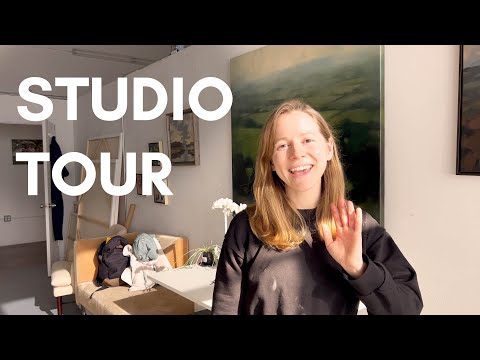 Art Studio Tour | Tour my new art studio in San Francisco