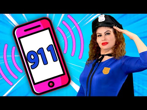 911 Song 🚨Call The Police Officer 👮♀️High Five Kids Videos