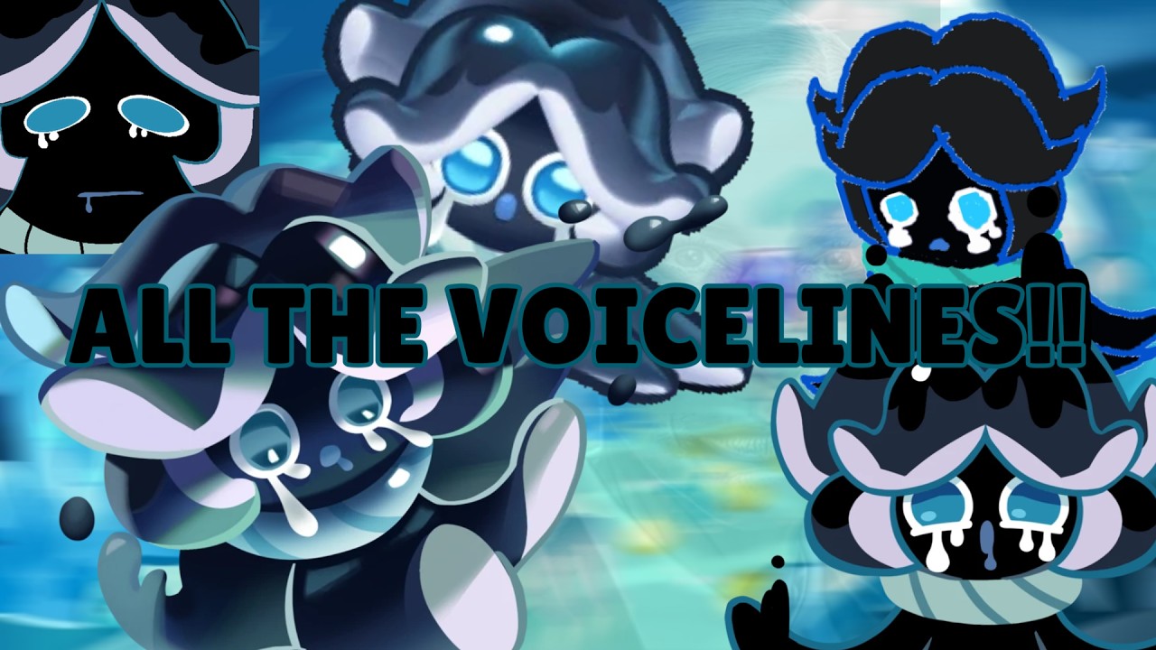 Cookie Run Kingdom - ALL Squid Ink Cookie's Voicelines (English)