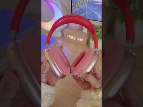 Apple AirPods Max in pink ASMR unboxing 💓 #airpodsmax #apple