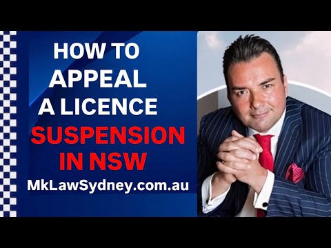 How to Appeal a Licence Suspension in NSW | Avoid Demerit Points | MK Law Sydney – Michael Kuzilny