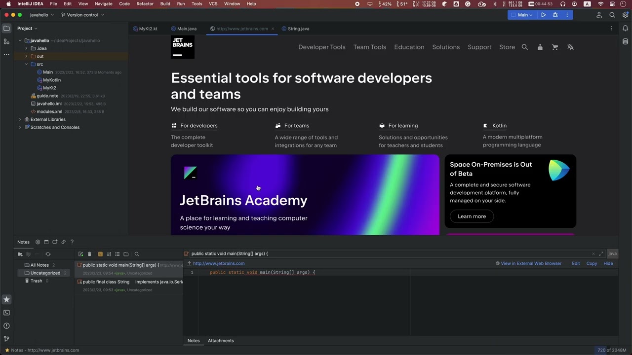 Code Note : Project Notes, Visual Markdown Editor - IntelliJ IDEs ...