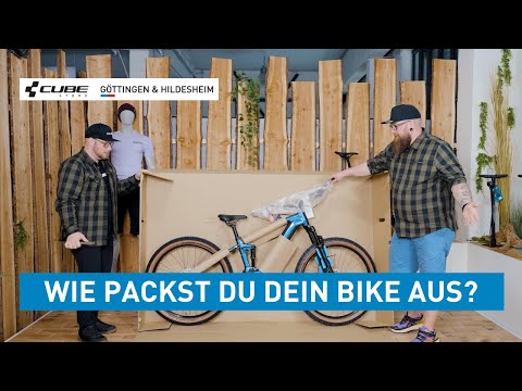 Dein neues Bike ist angekommen?! 😍 So packst du es am besten aus! Andre und Daniel zeigen Dir wie 😊
