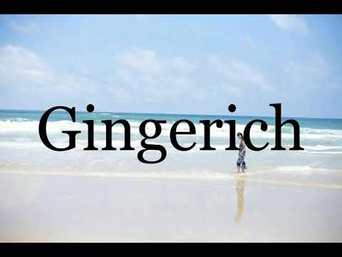 How To Pronounce Gingerich🌈🌈🌈🌈🌈🌈Pronunciation Of Gingerich