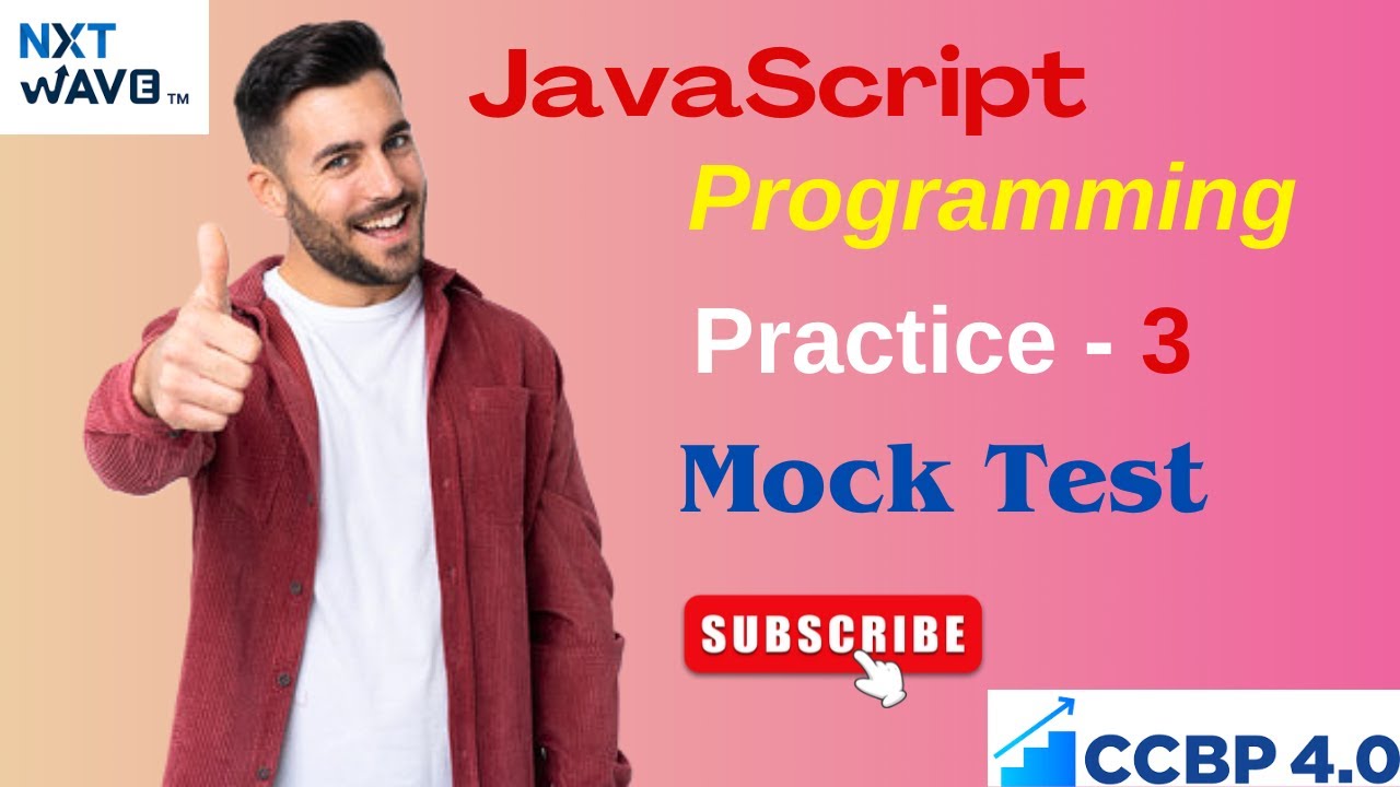 JavaScript Programming Practice - 3 | Placement Preparation | CCBP