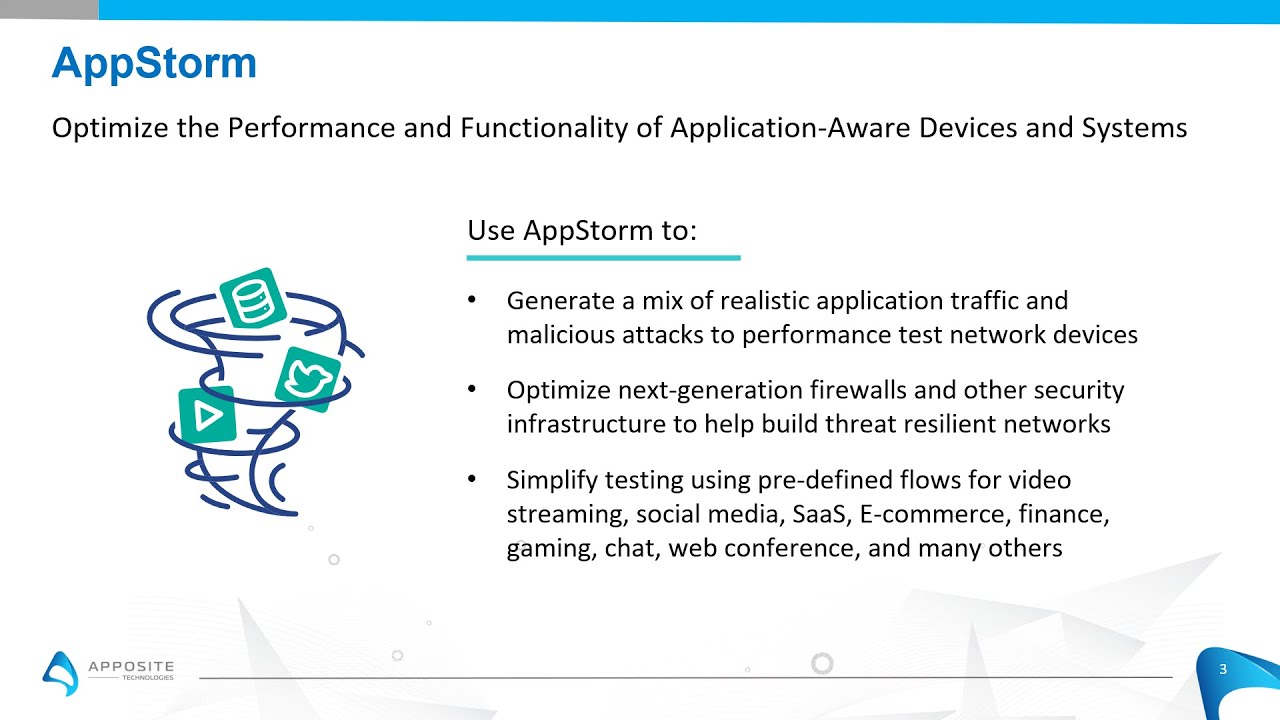 AppStorm Network Traffic Generator - Optimize Application-Aware Network Devices