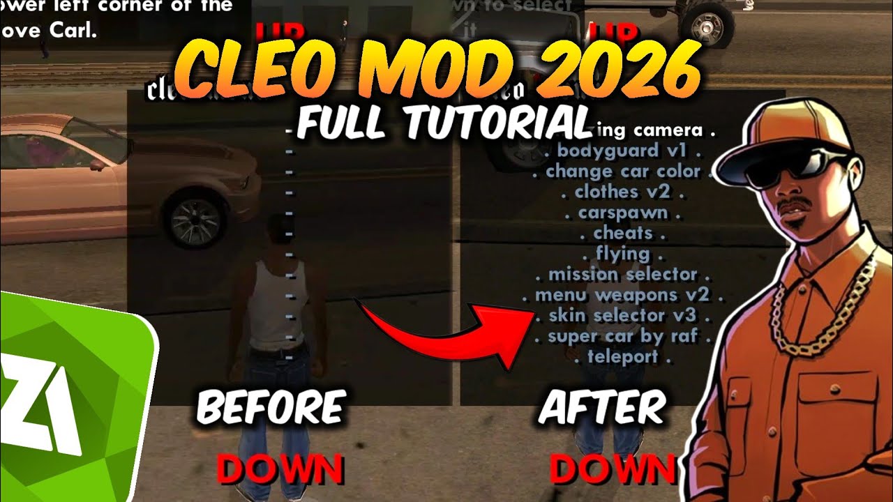 2026 Full Tutorial Cleo Scripts Mod For GTA San Andreas | Android 7-14 Working✓ #gtasanandreas