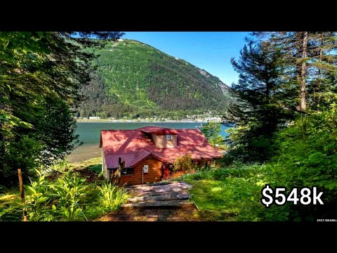Alaska Waterfront Home For Sale | Car Garage | Boat Parking | Waterfront Cabin | Workshop