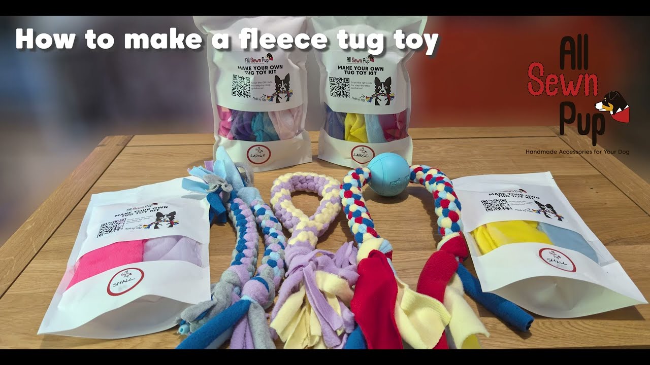 How to Make a Fleece Tug Toy for Dogs | Easy DIY Tutorial