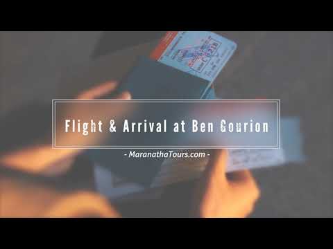 Flights & Ben Gurion Airport Israel Tour Maranatha Tours - A true all inclusive tour package.