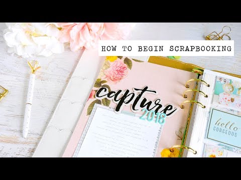 How to Begin Scrapbooking