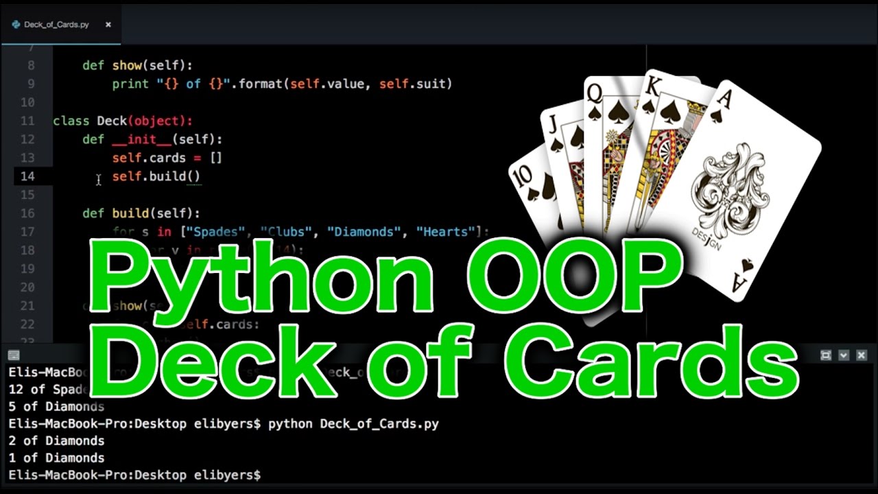 Python OOP - Deck of Cards