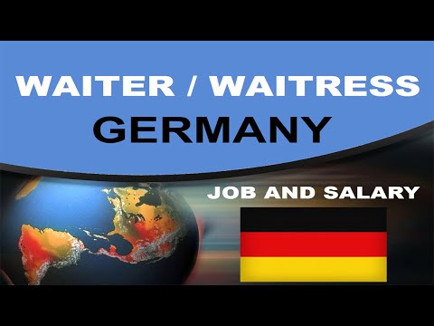 Waiter and Waitress Salaries in Germany - Jobs and Wages in Germany