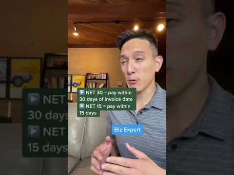 Payment terms: Net 30! Small Business Talk!