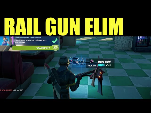 Fortnite Season 7: How to use Rail Gun to annihilate enemies and UFOs
