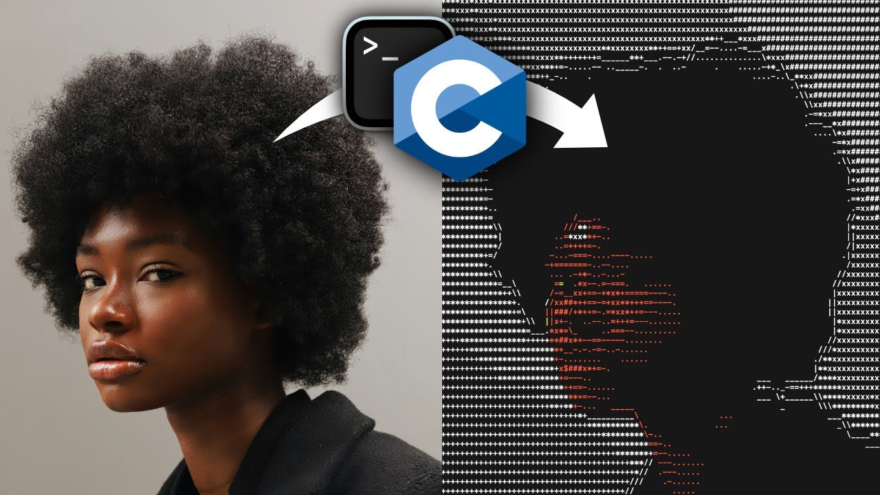 I made an ASCII art generator in C