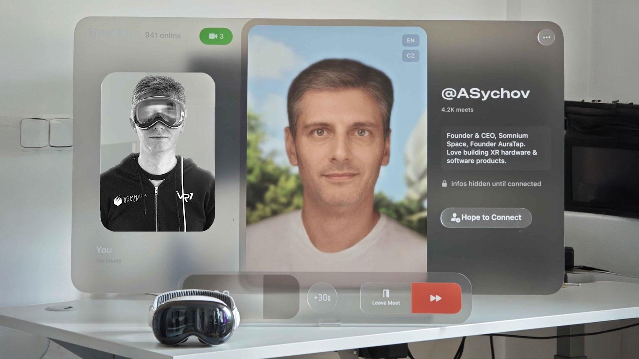 The Magic Of visionOS - AuraTap physical UI