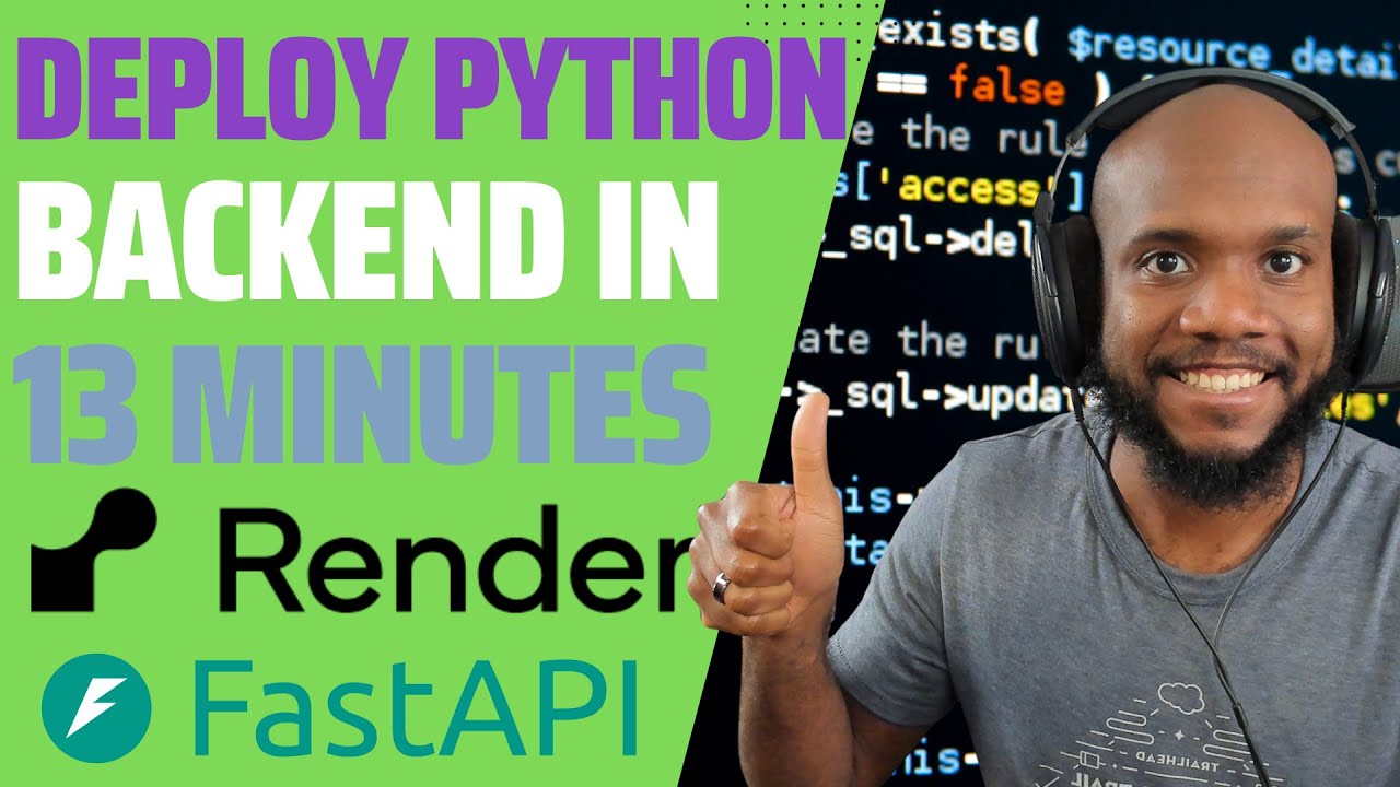 Deploying Python Backends with FastAPI on Render