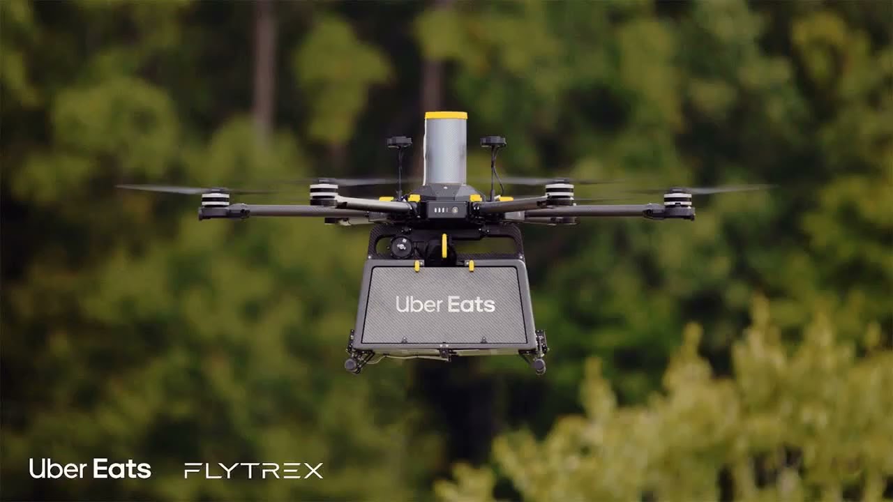 Uber Invests in Flytrex to Launch Drone Delivery