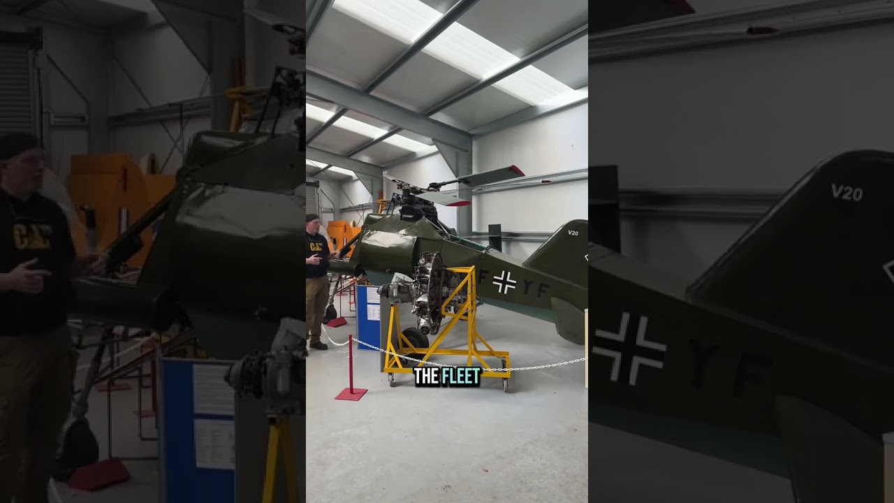 The Fletner 282 Kolibri - One funky twin rotor chopper #ww2 #aviation #aircraft #history