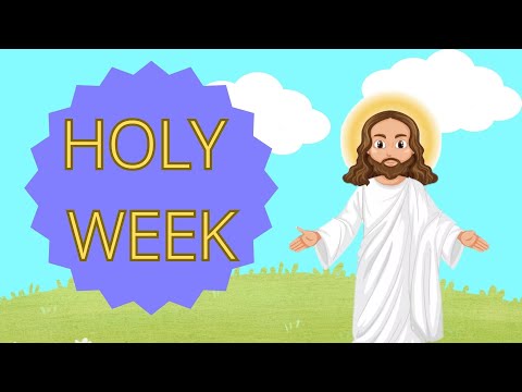 HOLY WEEK- Semana Santa en inglés- English for kids