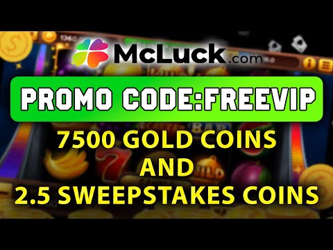 McLuck Redemption | Slot Games with Real Money Prizes | Code FREEVIP for Free $2.5 SC #slots
